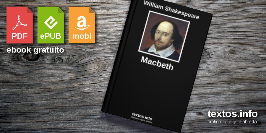 Descargar PDF «Macbeth», de William Shakespeare - textos.info